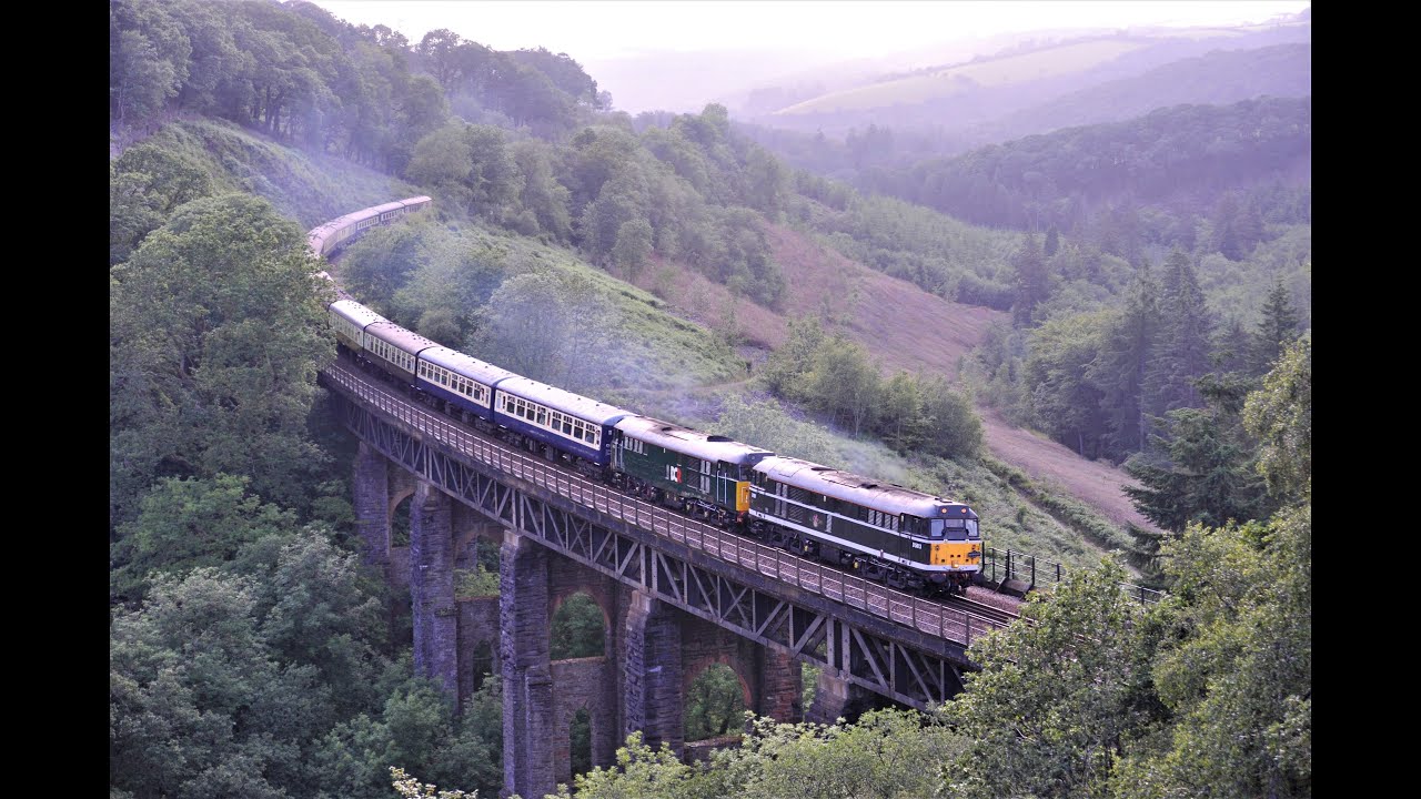 CLASS 31 FINALE! CLASS 31s 31190+31601 CROSS LARGIN VIADUCT WITH THE ...