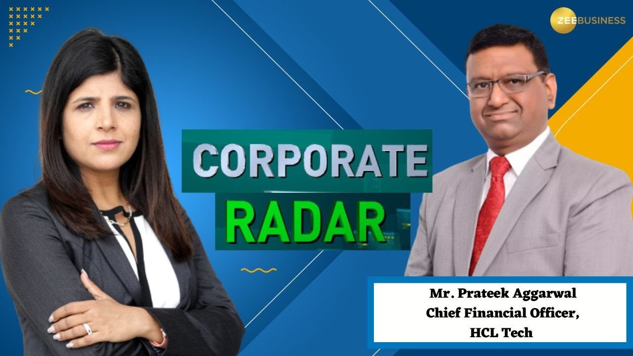 Mr. Prateek Aggarwal, Chief Financial Officer of HCL Tech in exclusive ...