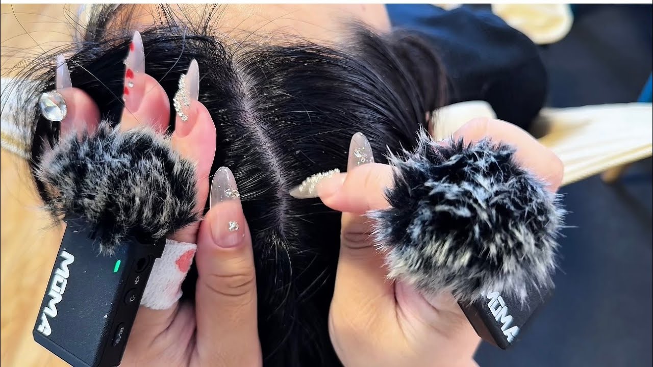 ASMR Scalp Therapy: Hand Dandruff Removal Session - YouTube