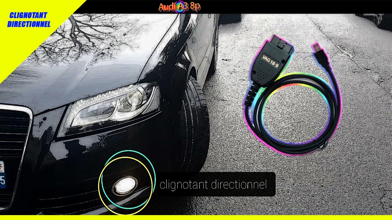 [TUTO] Activation des feux directionnels au vcds audi a3 8p - YouTube