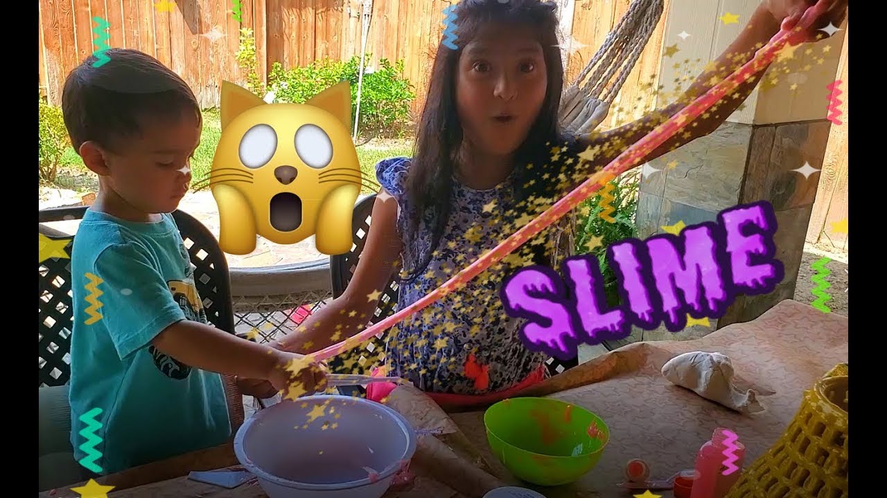 Making Slime with Alexa and Mando! - YouTube