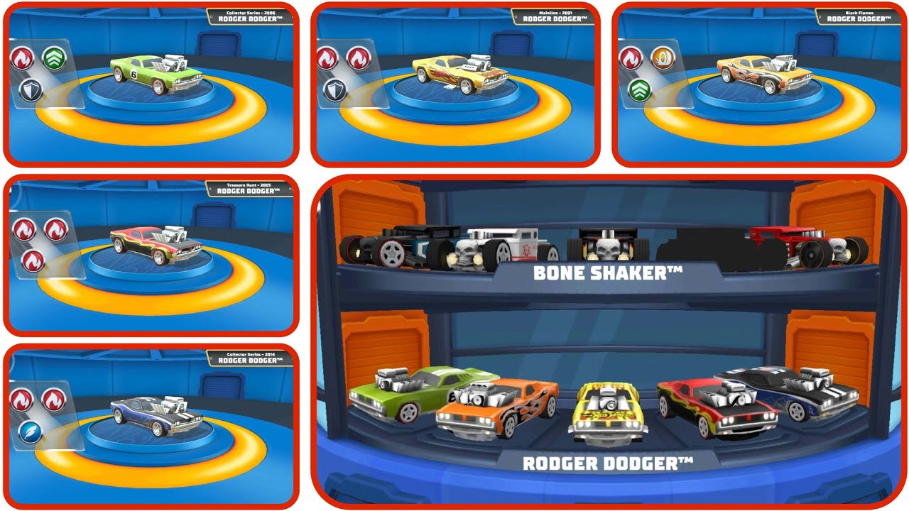 RODGER DODGER unlocked all 5 cars #12 - YouTube