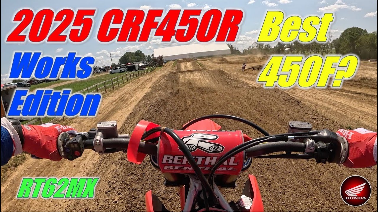 2025 Honda CRF450R Works Edition at RT62MX - YouTube