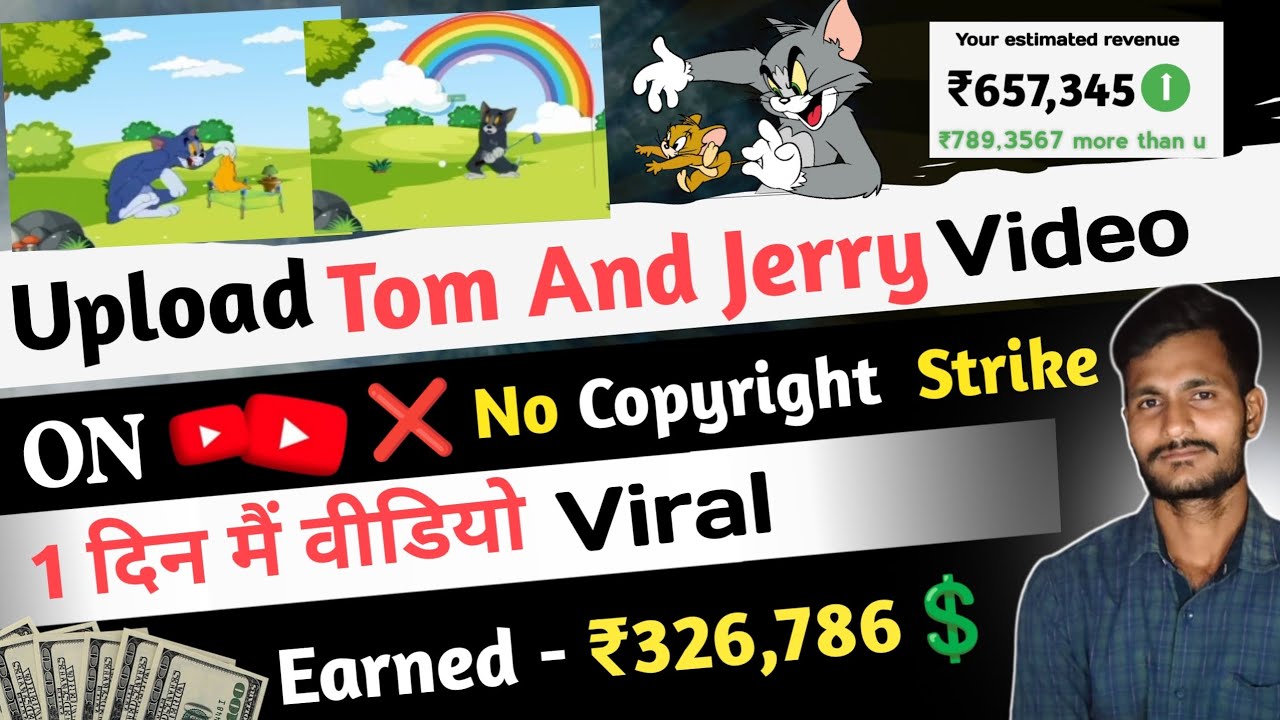 Upload Tom And Jerry Cartoon Video On YouTube No Copyright Strike - 100 ...
