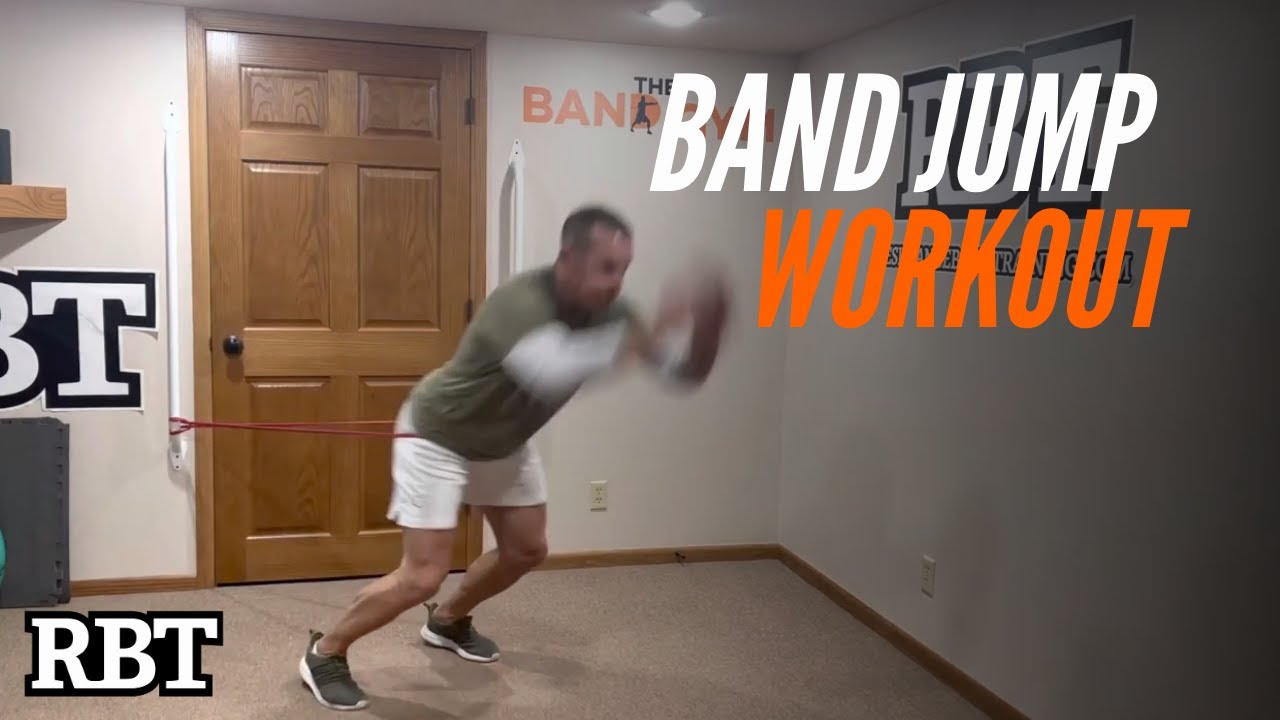 40+ Joint Friendly Band Jumping Workout - YouTube