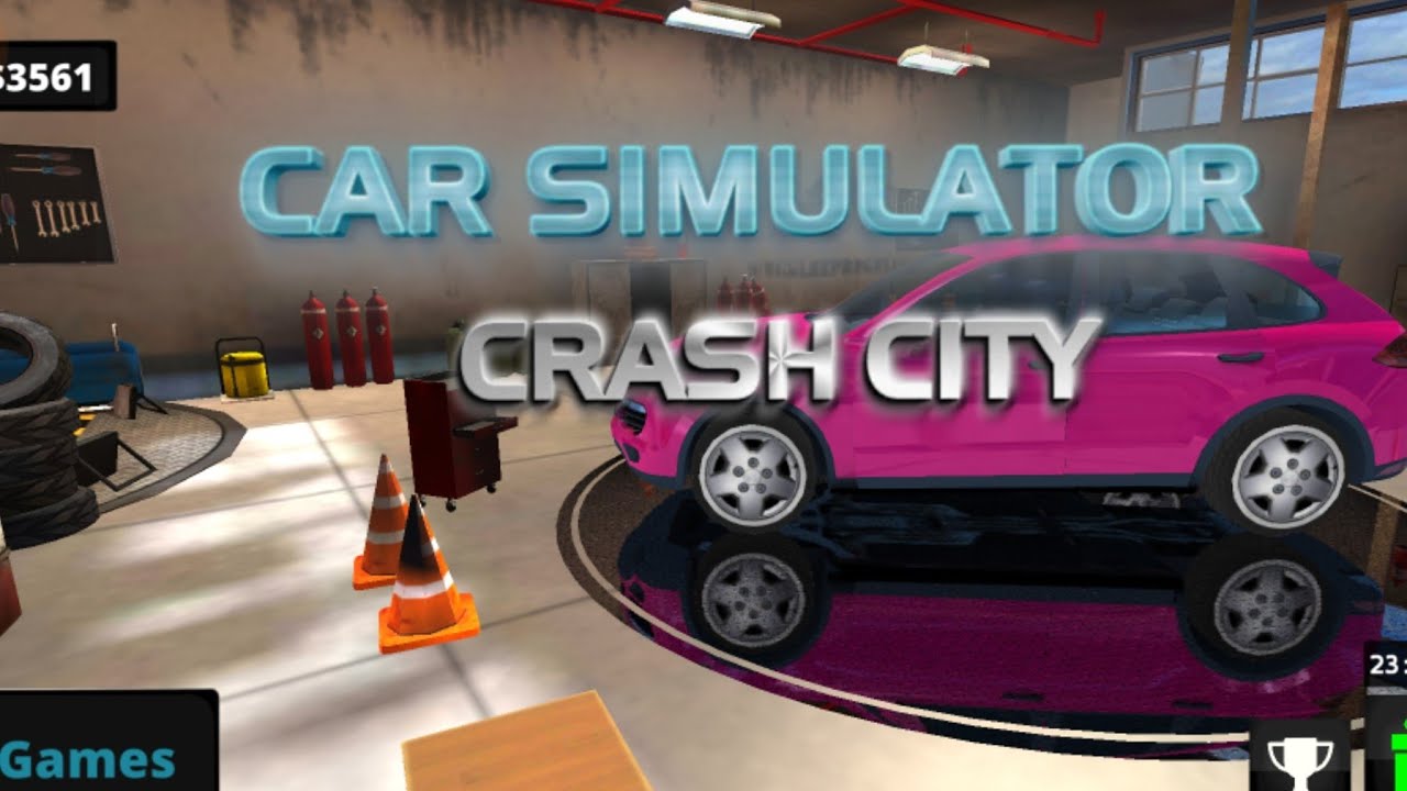 Car Simulator Crash City Game 10 - YouTube