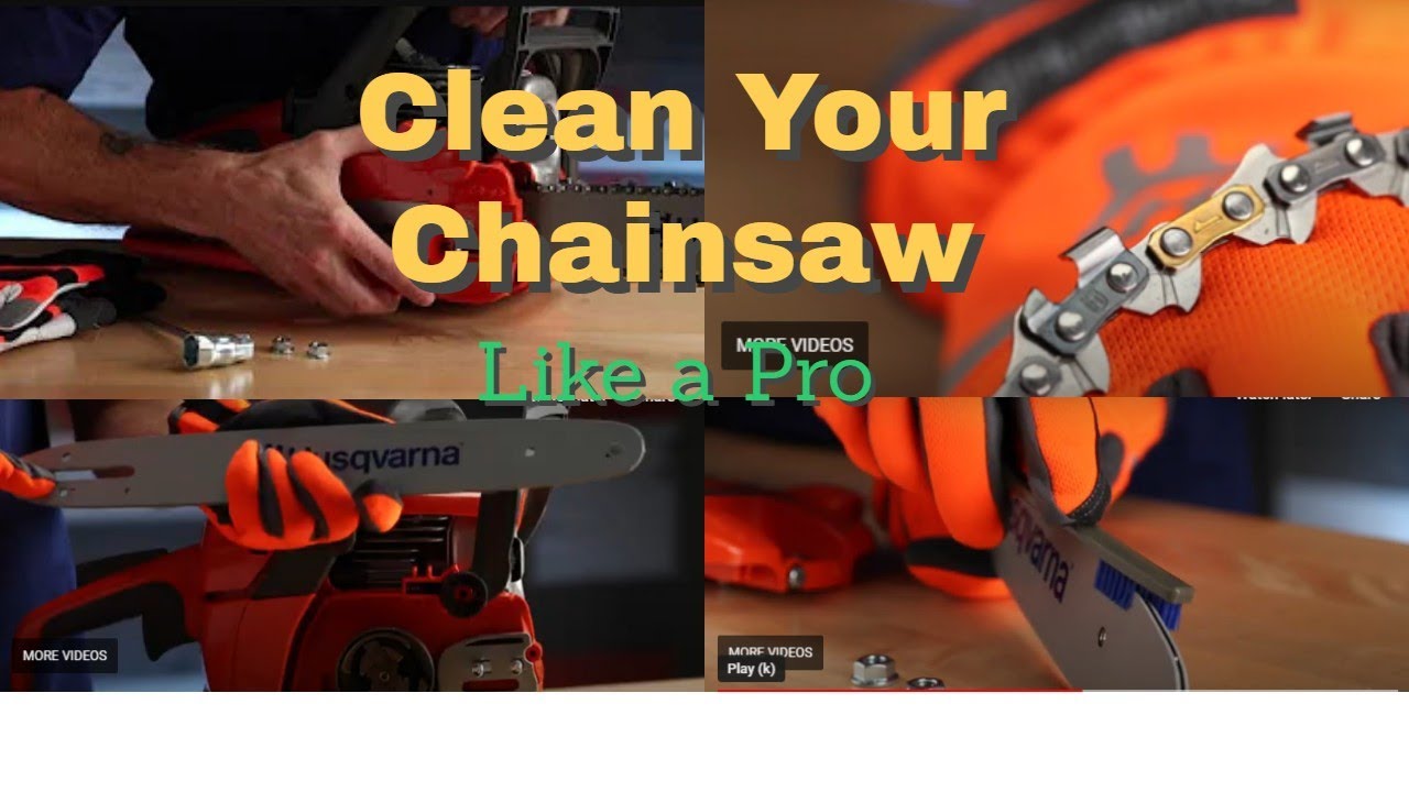 How to Clean Your Chainsaw Like A Pro! - YouTube