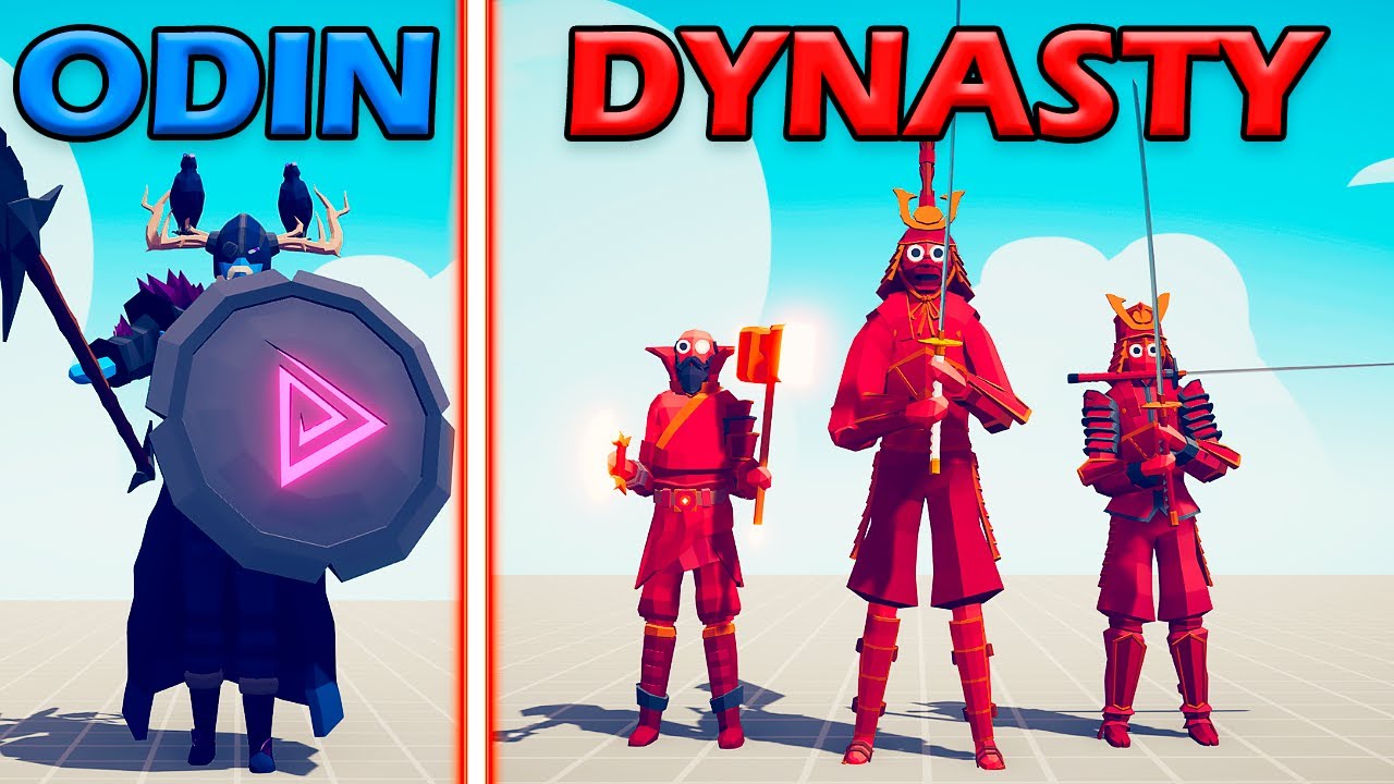 ODIN TEAM vs MEGA DYNASTY TEAM - Totally Accurate Battle Simulator ...