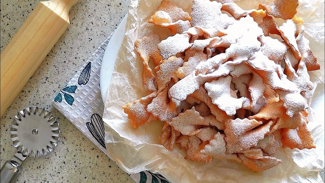 Italian Carnival Cookies without eggs and butter. Chiacchiere ...