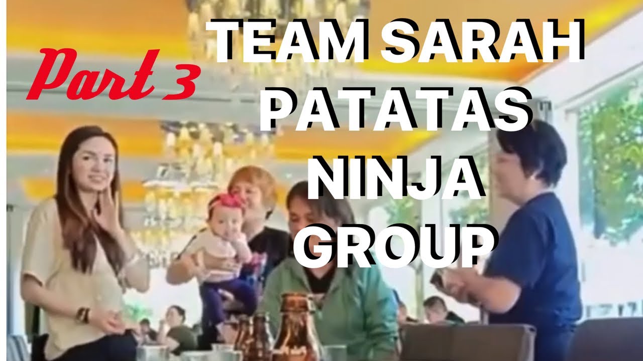 TEAM SARAH PATATAS NINJA GROUP ️meet Sarah, Amarah & Lomy😍#happy - YouTube