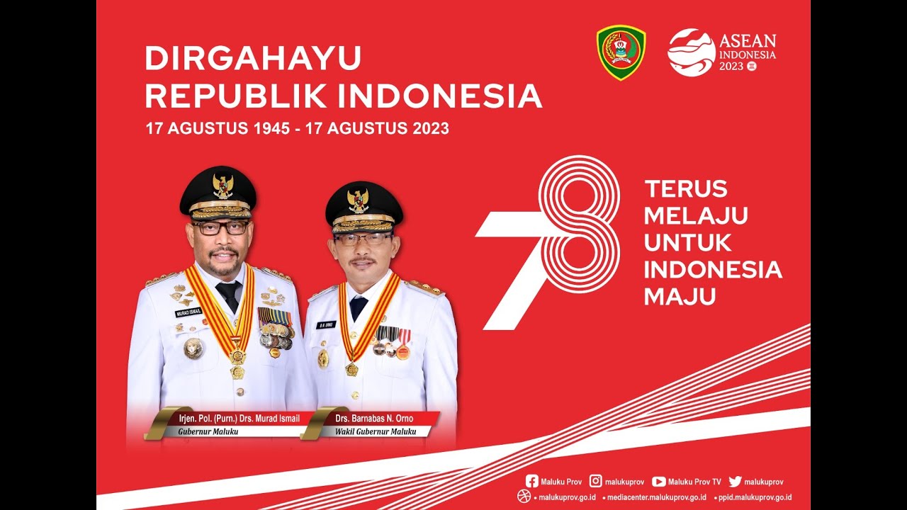 UPACARA PERINGATAN DETIK-DETIK PROKLAMASI KEMERDEKAAN RI DI MALUKU, 17 ...
