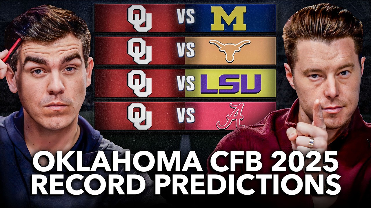 OKLAHOMA FOOTBALL 2025 Record Predictions | Crain & Company - YouTube