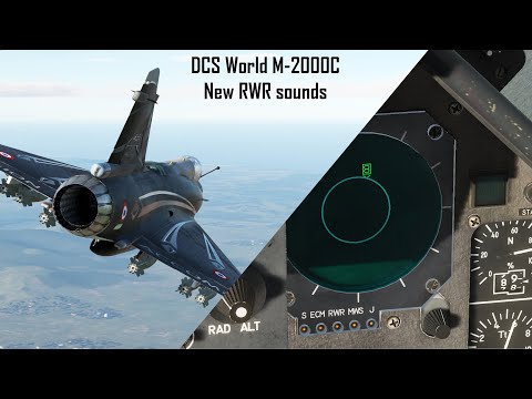 DCS World M-2000C, and what the RWR/MLWS sounds mean - YouTube