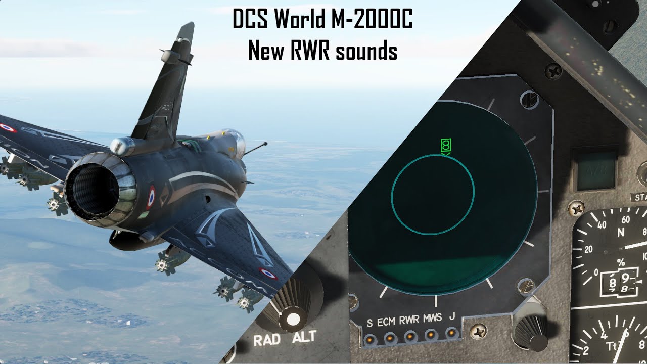 DCS World M-2000C, and what the RWR/MLWS sounds mean - YouTube