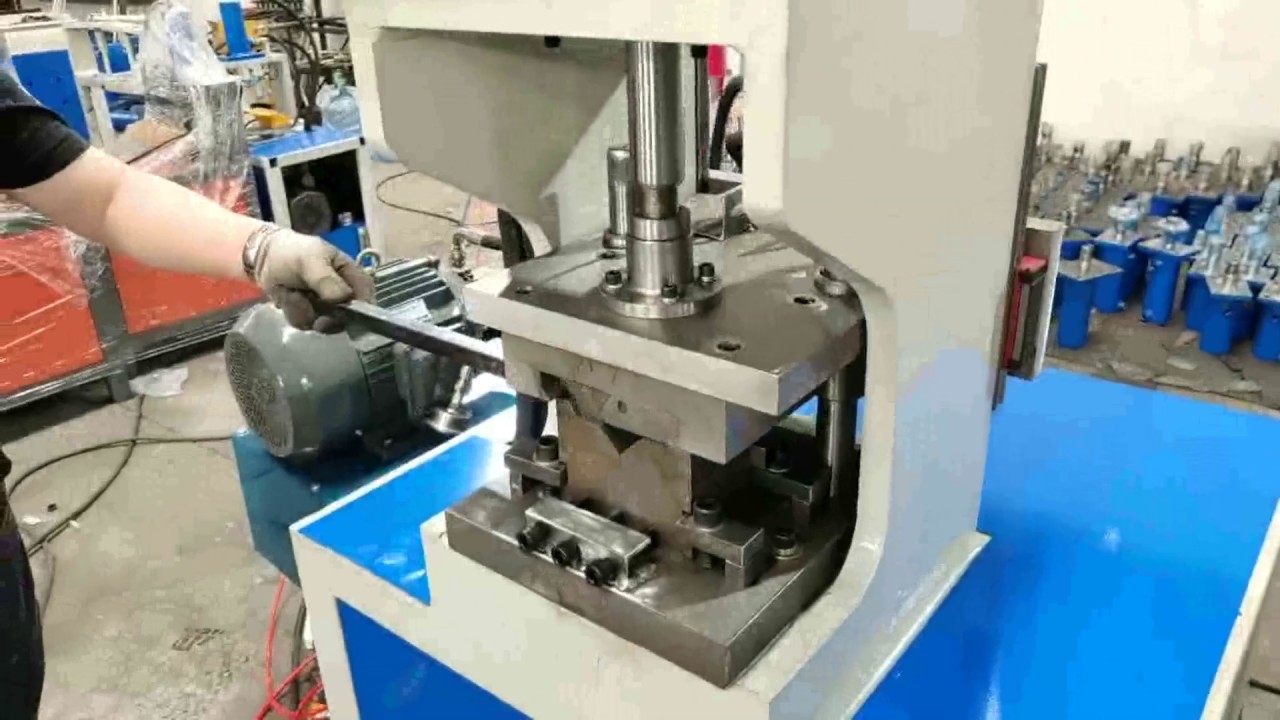 Hydraulic Angle Notching Machine For Furniture Tube - YouTube