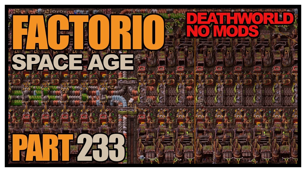 Scrap recycling - Factorio Space Age (Deathworld, no mods) Ep 233 - YouTube