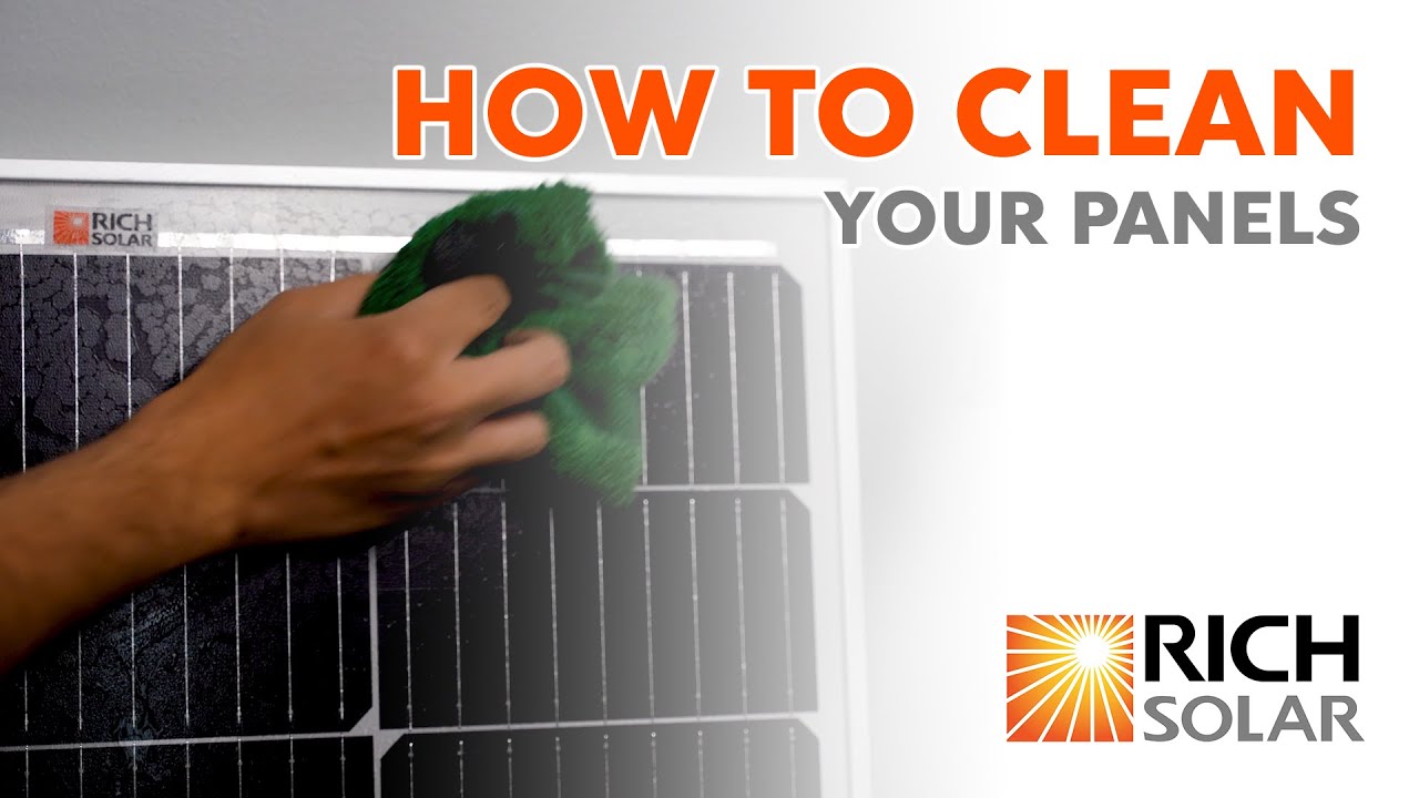 How to Clean Your Solar Panels the Right Way - YouTube