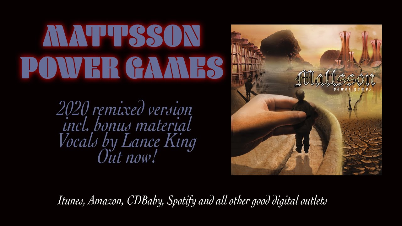 Mattsson - Power Games 2020 album sampler - YouTube