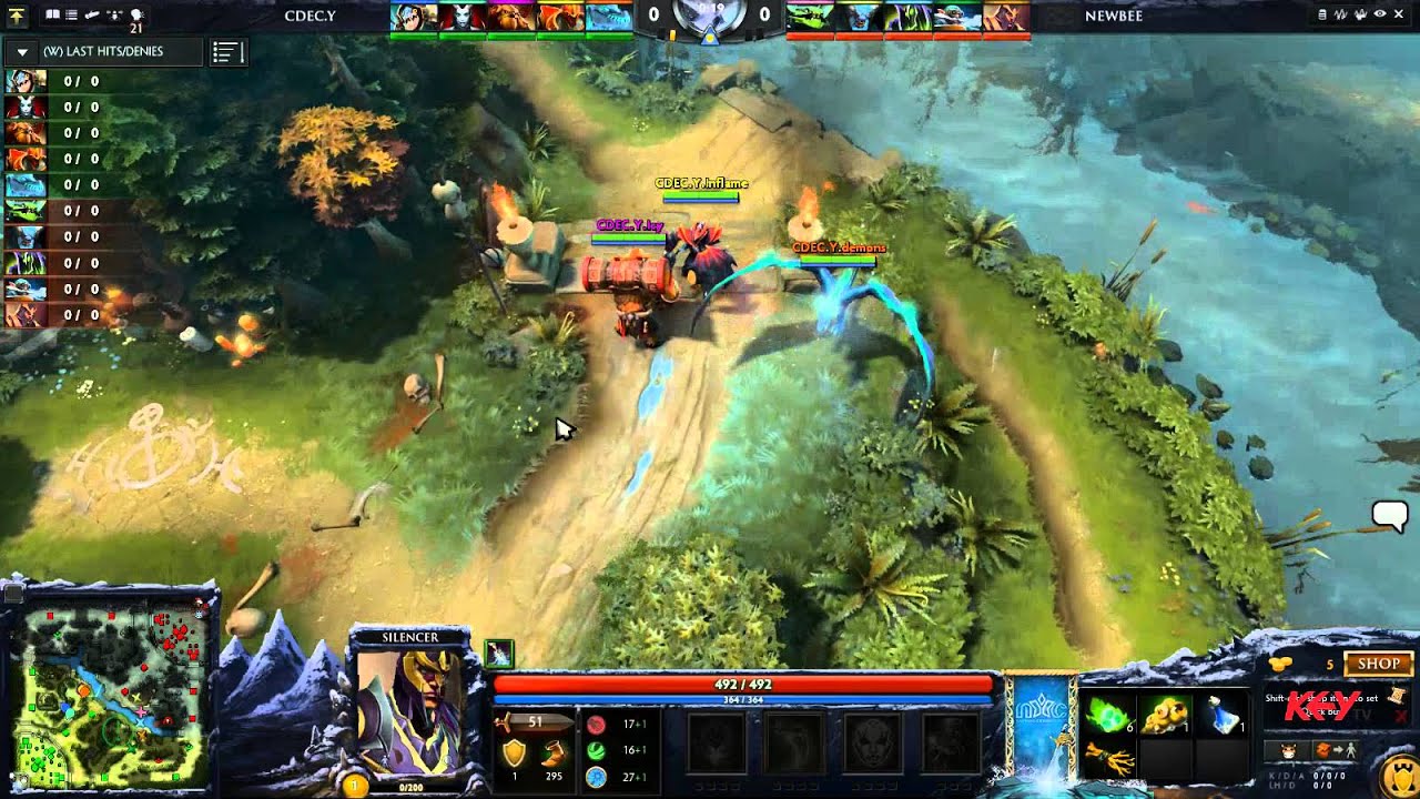 Newbee vs CDEC.Y - Game 1 (Nanyang Championships 2015 - China Playoffs) - YouTube