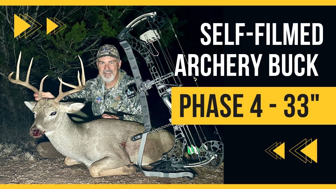 Self-filmed Archery Buck in Texas Hill Country with Phase 4! - YouTube