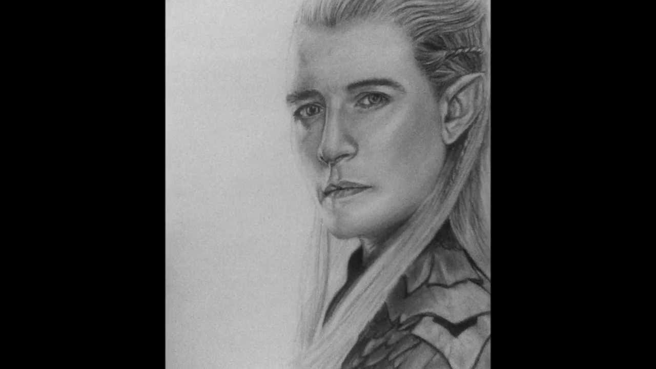 Drawing Legolas - YouTube