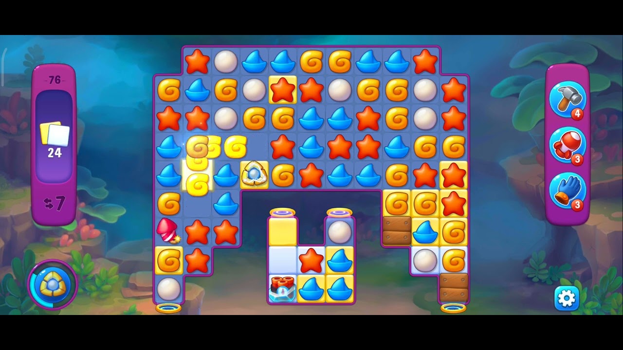 How to Match 3 Game Fishdom Levels - One by One 76 - YouTube