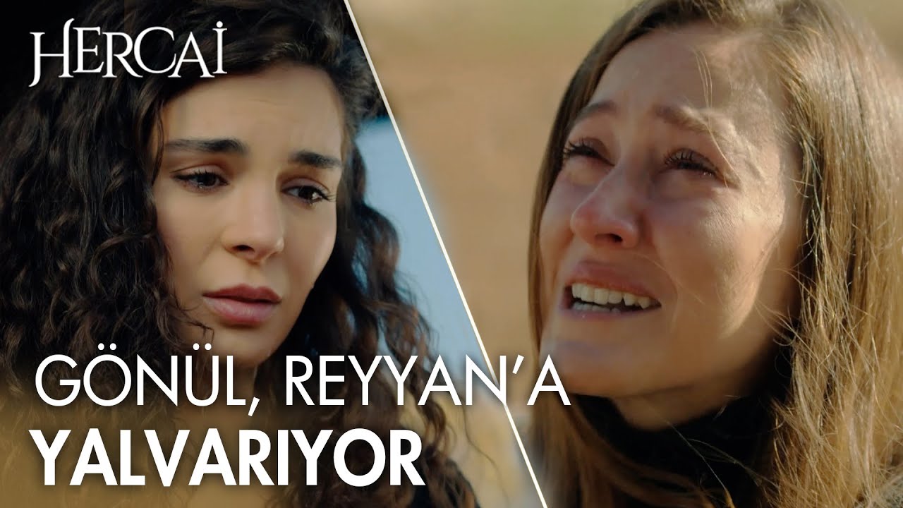 Gönül, Reyyan'ın ayaklarına kapanarak özür diledi - Hercai 49. Bölüm ...