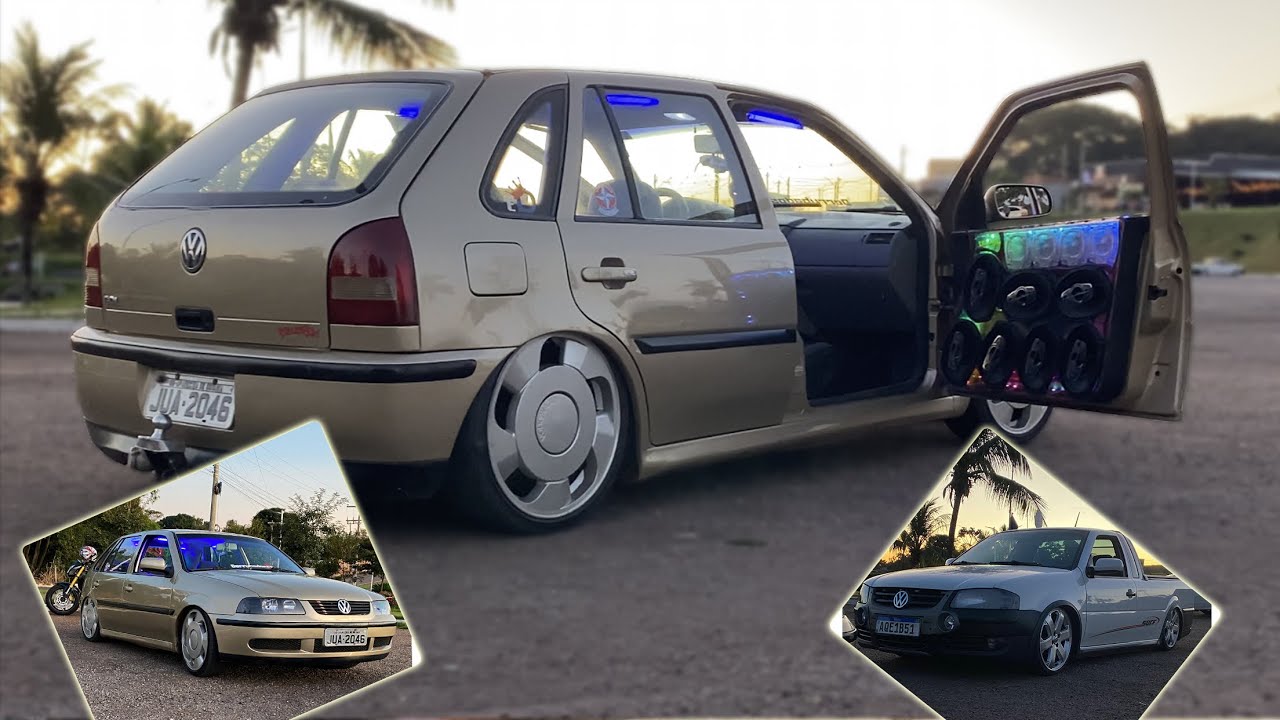 GOL G3 RODAS ORBITAL 18 E COM 4 GRAVES EVOK + SAVEIRO SURF NAS 17 😍 ...