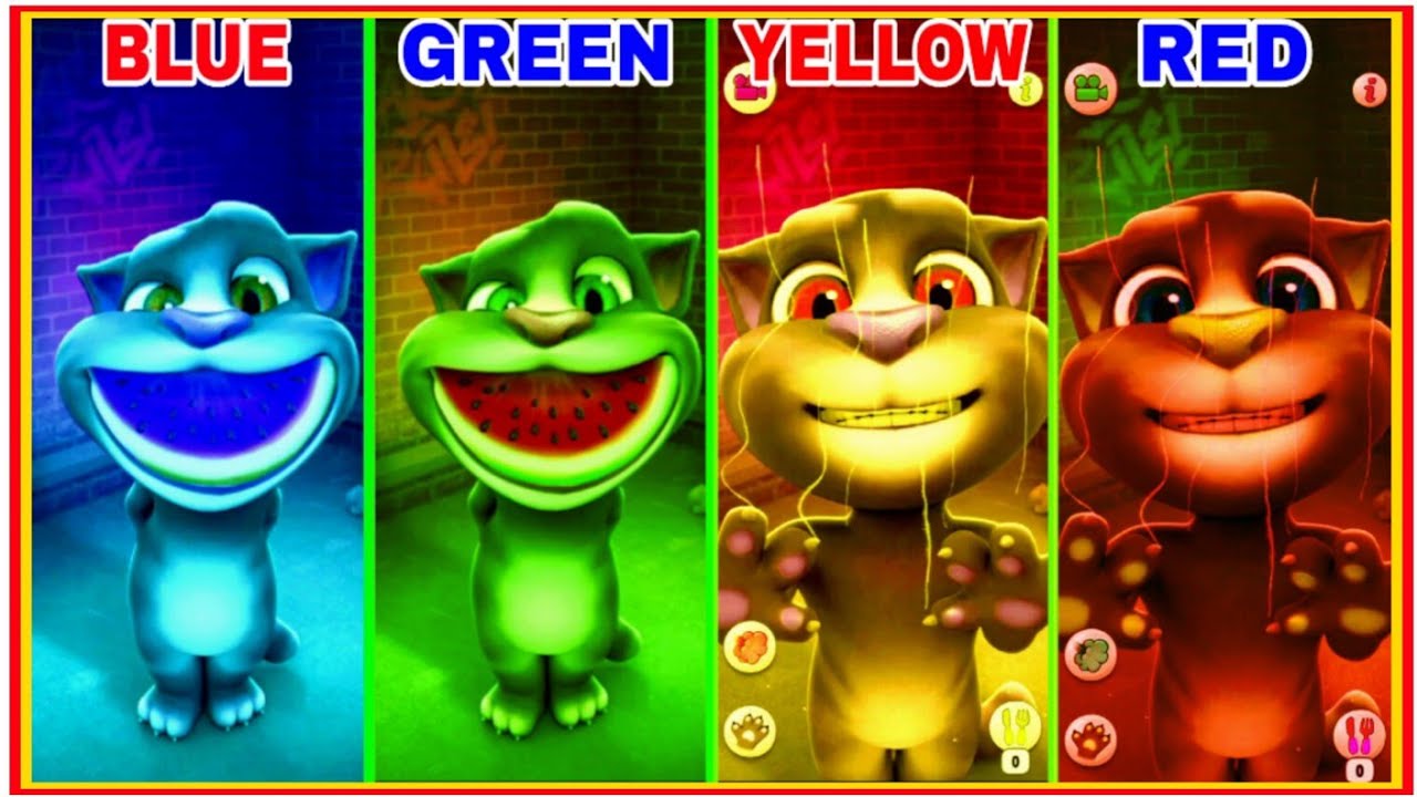 MY Talking Tom -- NEW GAME VIDEO -- Talking Tom colors (Part 114) 🤪🍉🍇🌶️ ...