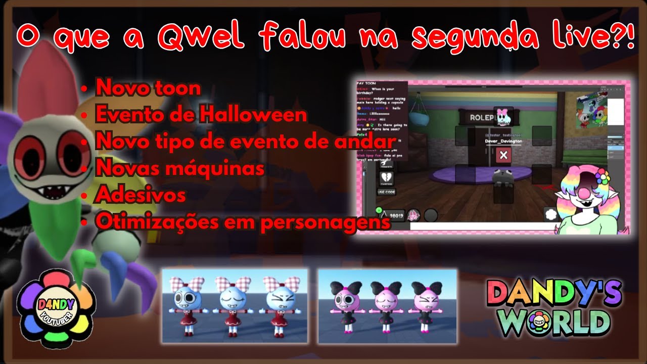 QWEL FALOU SOBRE AS NOVIDADES QUE ESTÃO POR VIR veja tudo nesse vídeo ...