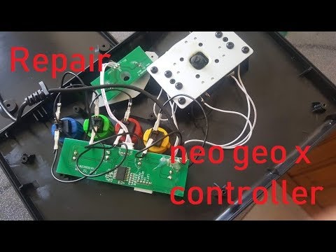 Reparation controller Neo Geo X - YouTube