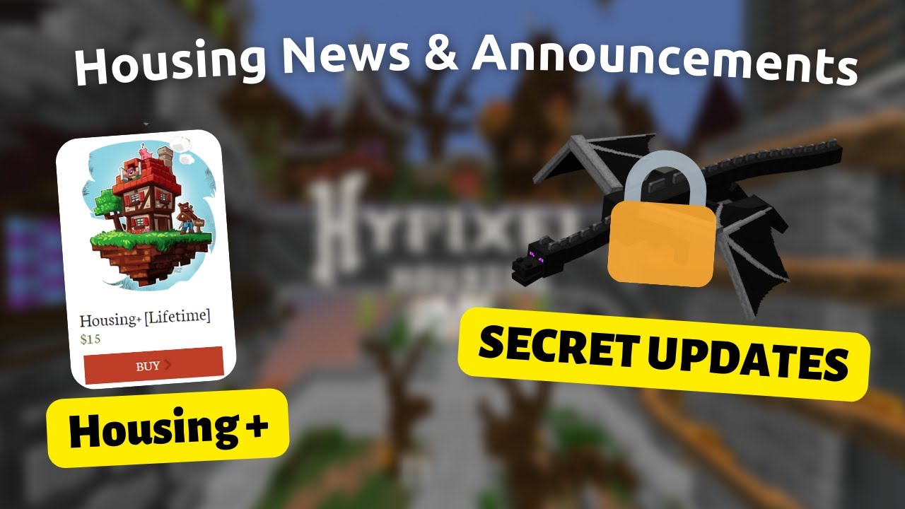SECRET Updates, Housing+, and MORE - YouTube