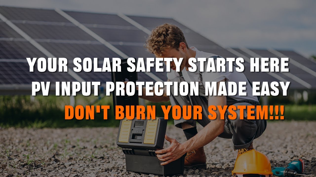 How to Connect Photovoltaic Input Safely | DC Breakers & Isolators ...