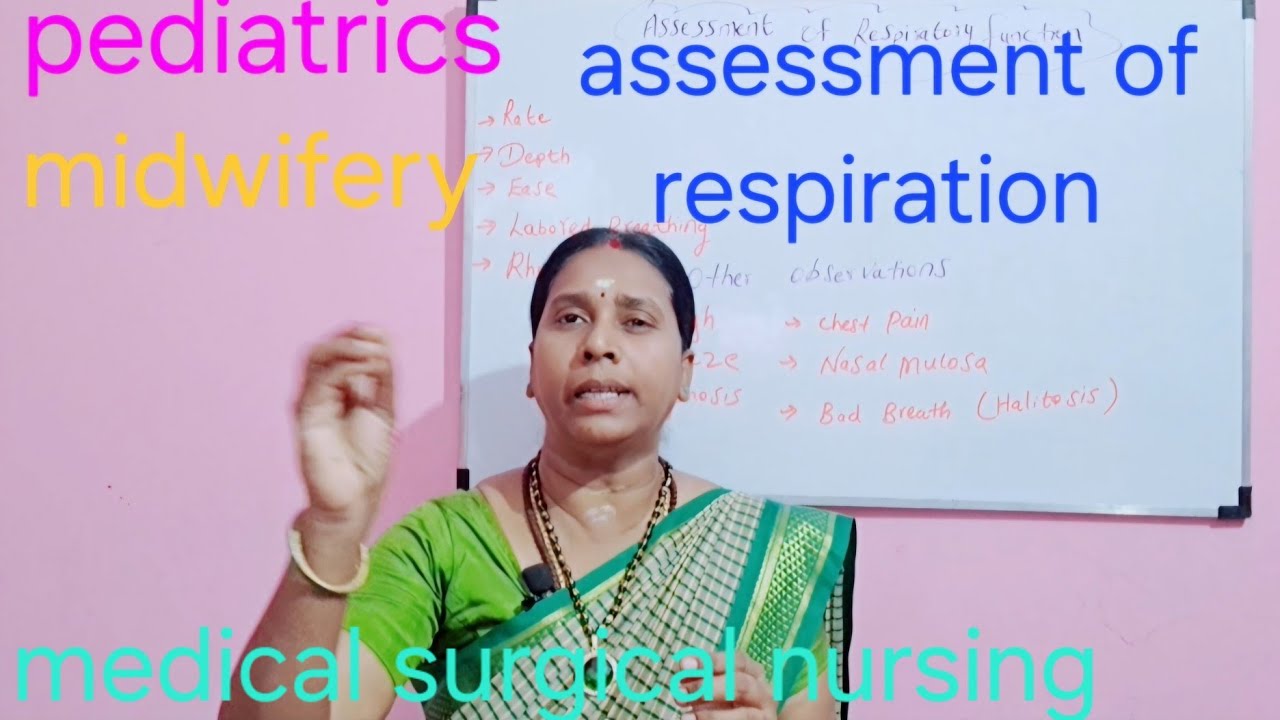 assessment of respiration/respiratory system/pediatrics/medical ...