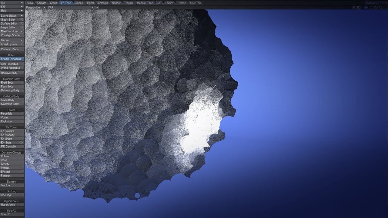 LightWave rendering - HyperVoxels Illuminated - YouTube