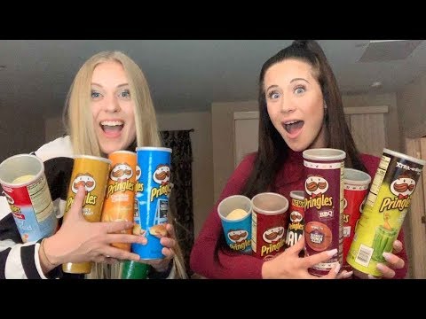 TRYING NEW PRINGLE FLAVORS! (GROSS)