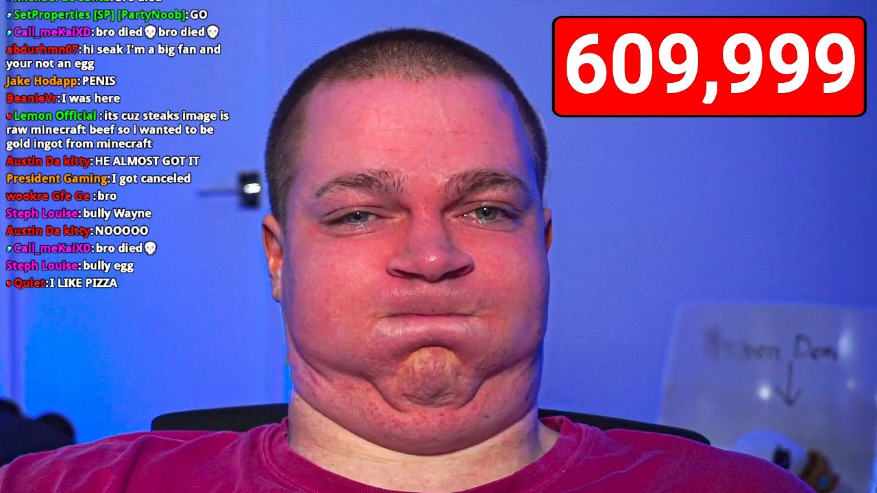 streaming until 610,000 subscribers - YouTube