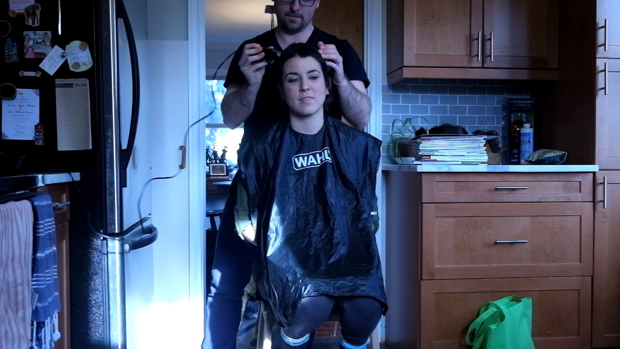 Anna's Head Shave for Cancer - YouTube