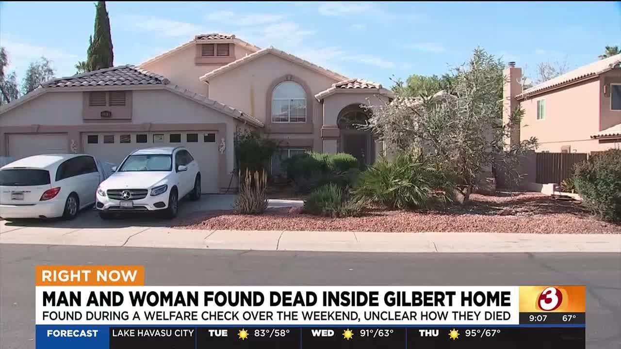 Man, woman found dead inside Gilbert home - YouTube