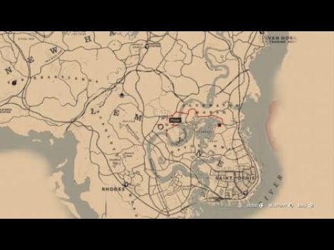 Red Dead Redemption 2 Giant Dead Snake On Tree - YouTube