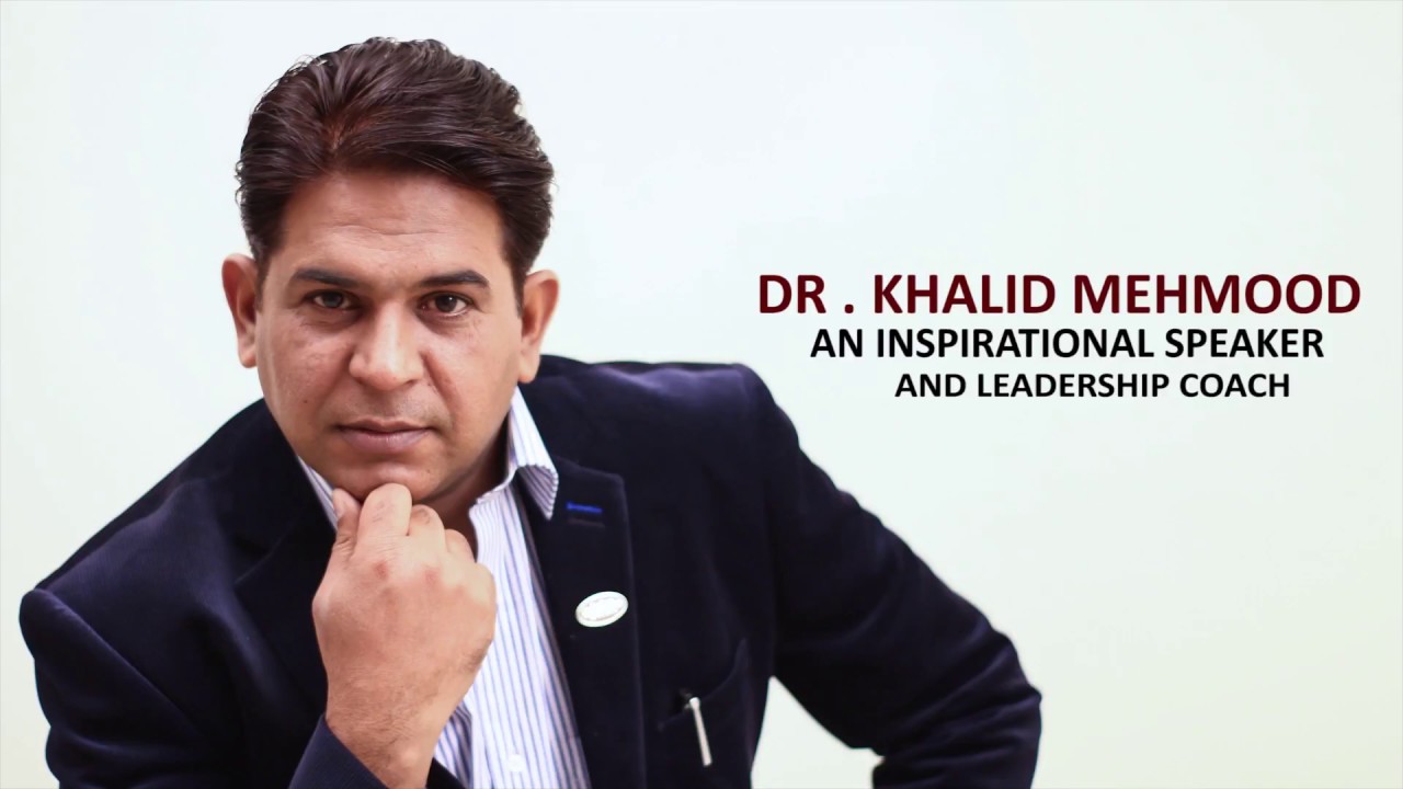 A talk to Youth | Dr. Khalid Mehmood - An Inspirational Speaker - YouTube