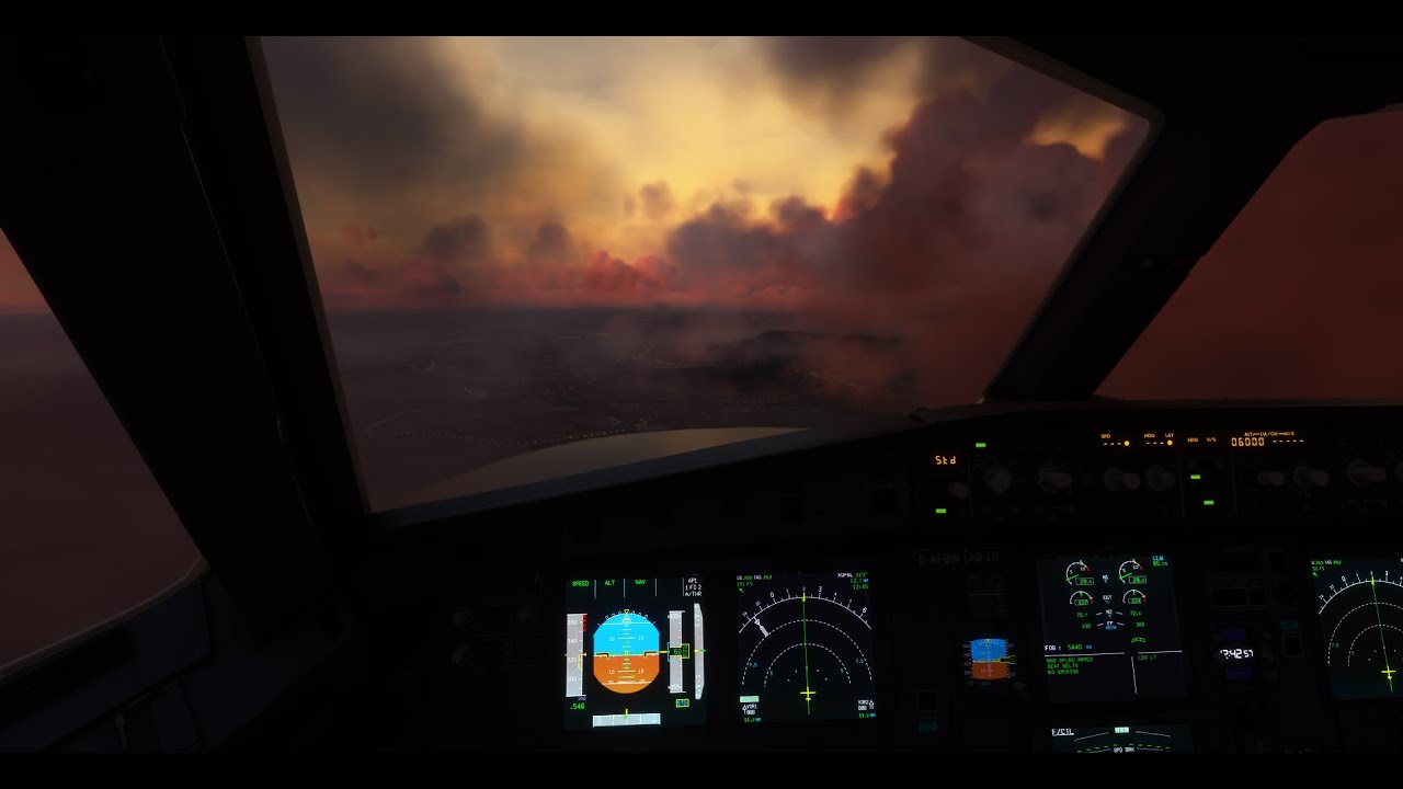 INDIGO A320 NEO take off | MUMBAI | SUNSET | MSFS | - YouTube