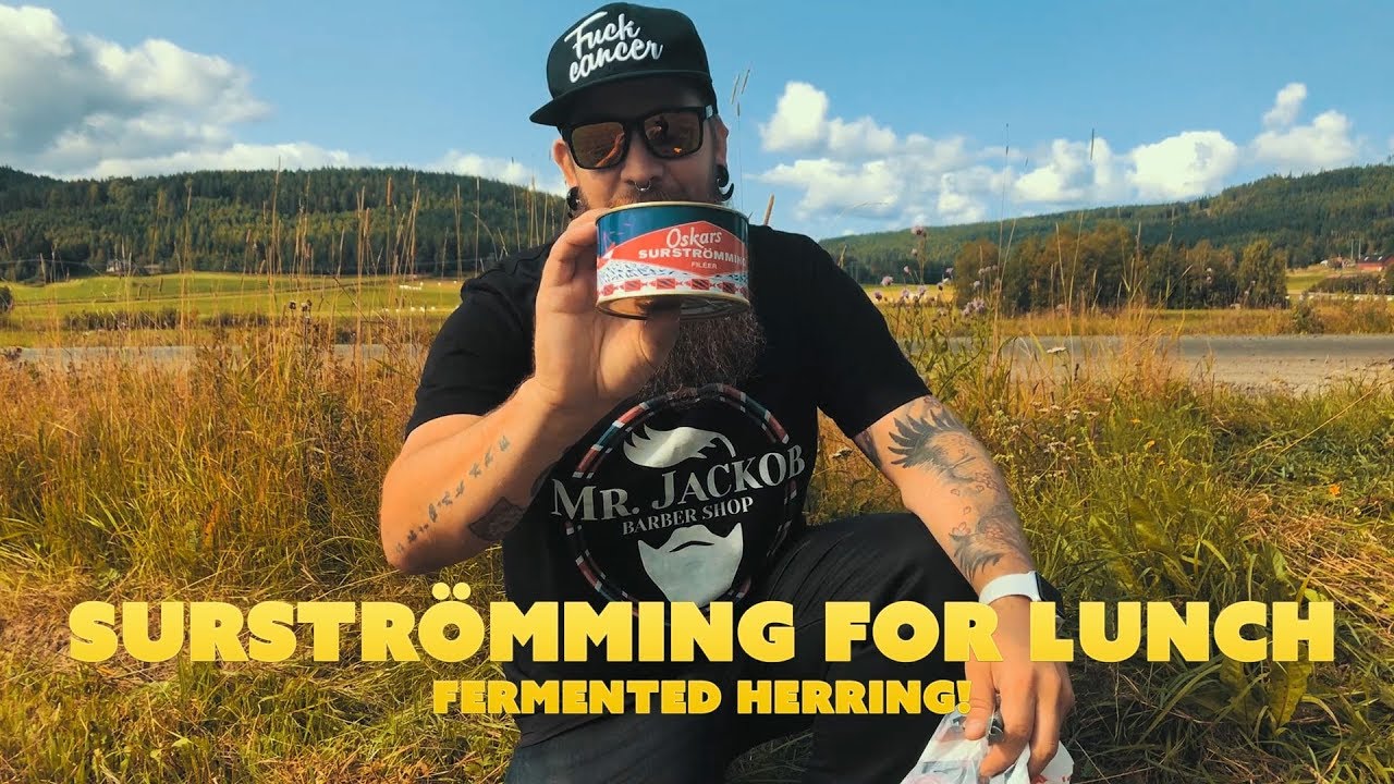 Fermented herring - Swedish Surströmming - YouTube