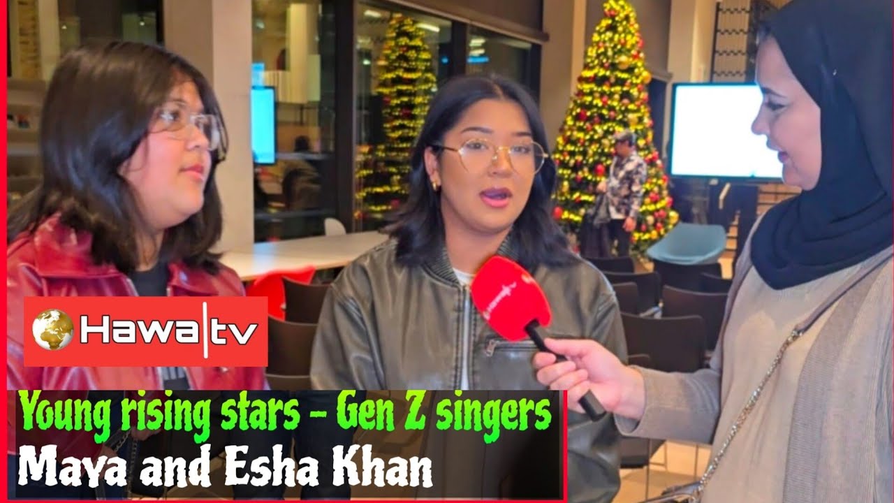 Young rising stars - Gen Z singers Maya and Isha Khan - YouTube