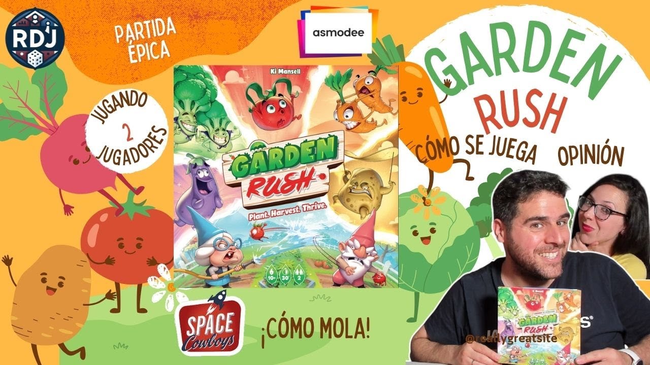 GARDEN RUSH Partida épica y opinión de este "Juegorraza" (RDJ) - YouTube