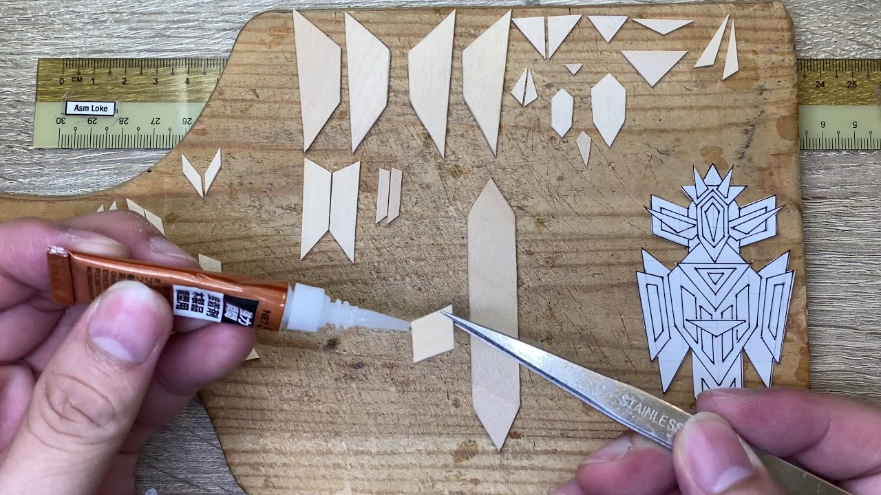 Mini Shield no.9 - part 2 (how to DIY/make), 如何制作盾, 전투 방패 만드는 법, バトル ...