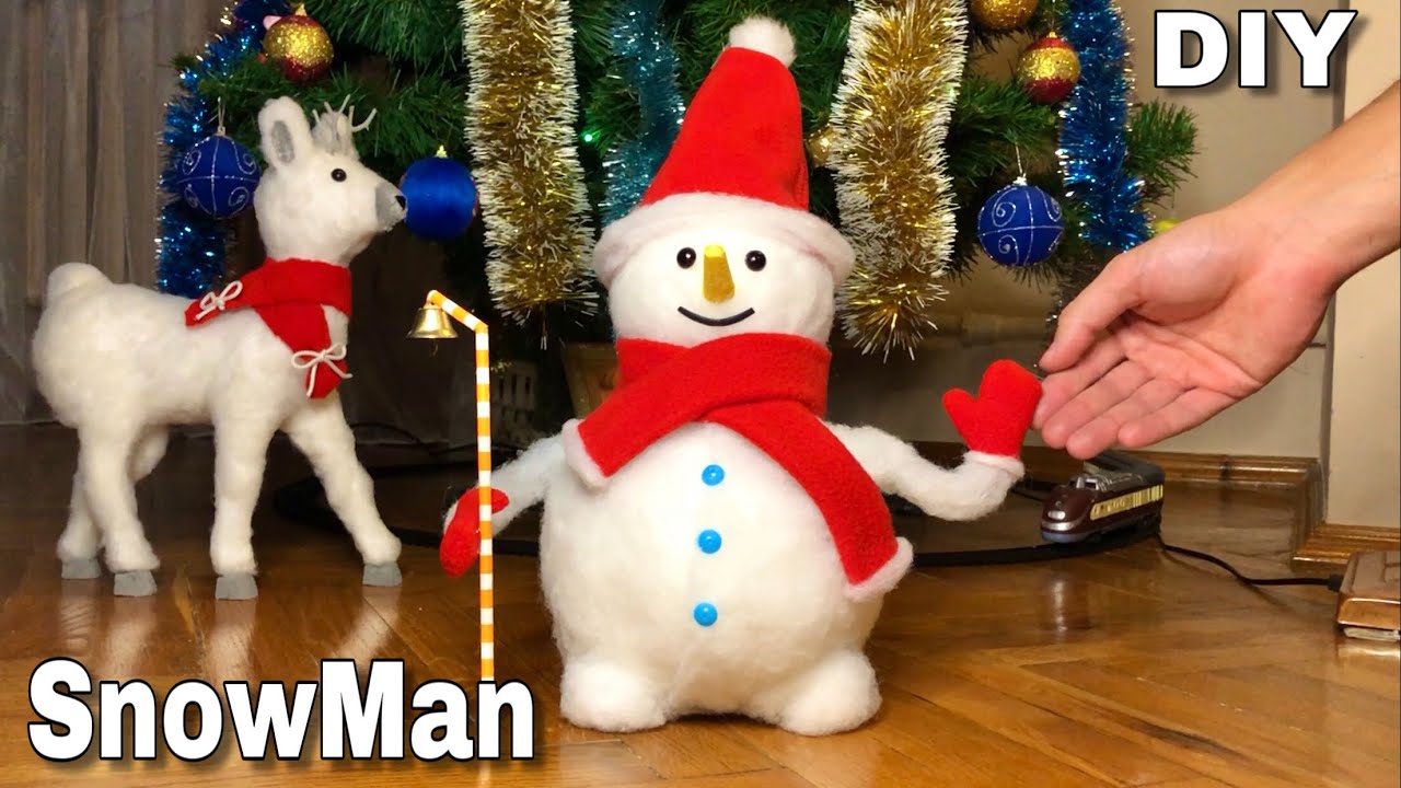 How to Make an Amazing DIY Snowman at Home - Christmas craft idea for ...