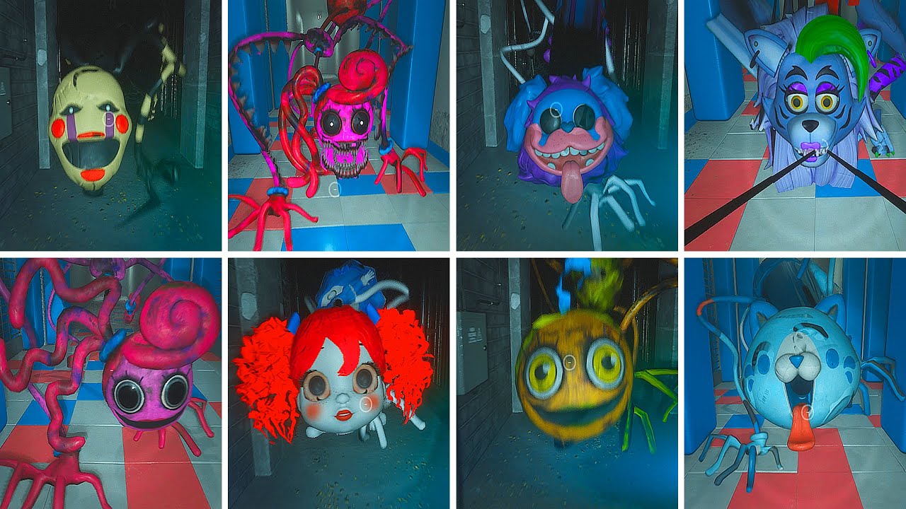 All New JUMPSCARE of FINAL BOSS Poppy Playtime Chapter 1 & 2 & 3(Roxy ...