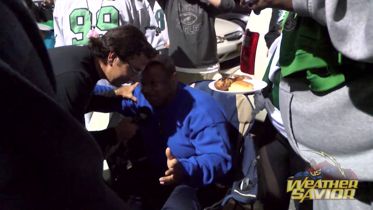 John Bolaris and Weather Savior talking to Fans at the 'Brotherhood ...