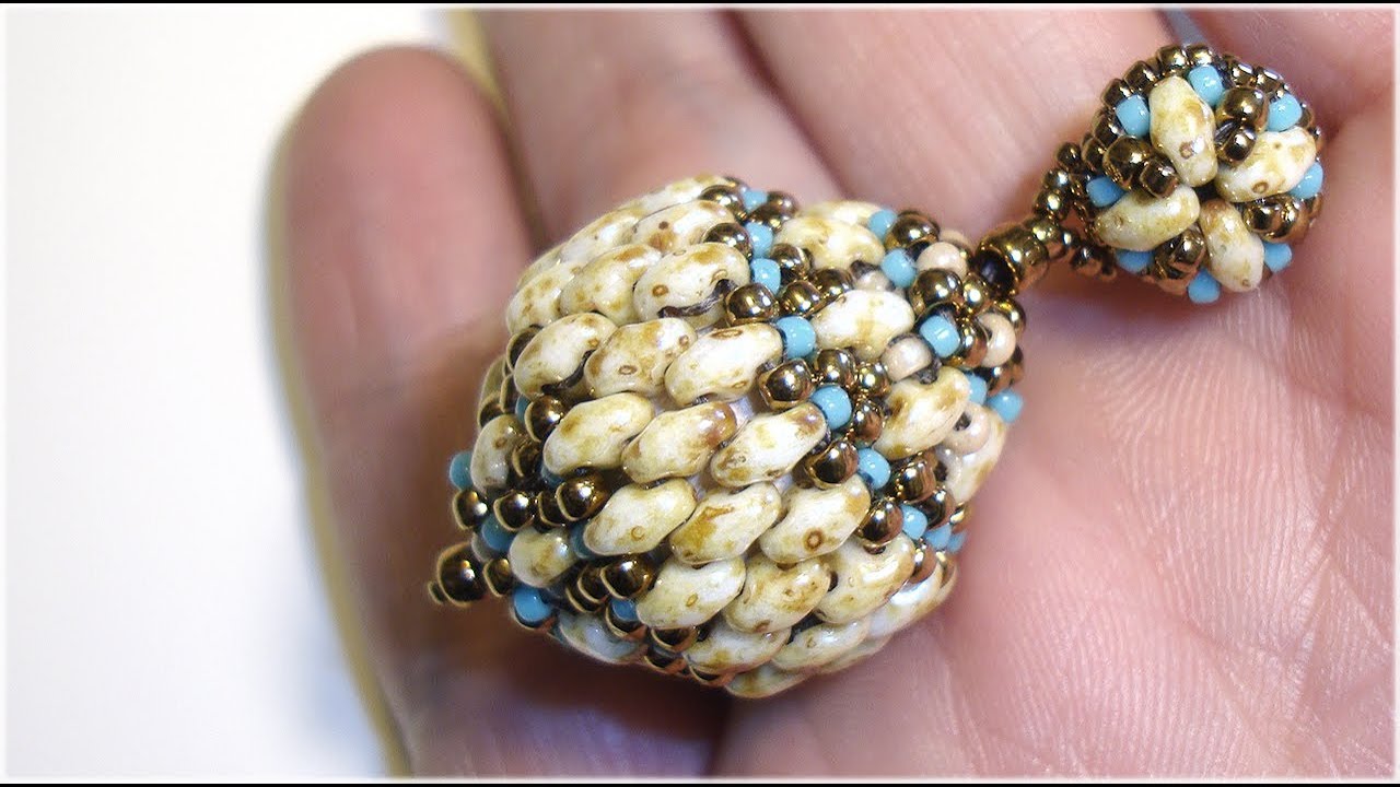 How to connect the Beaded bead to the Post Earring to create the Dangle ...